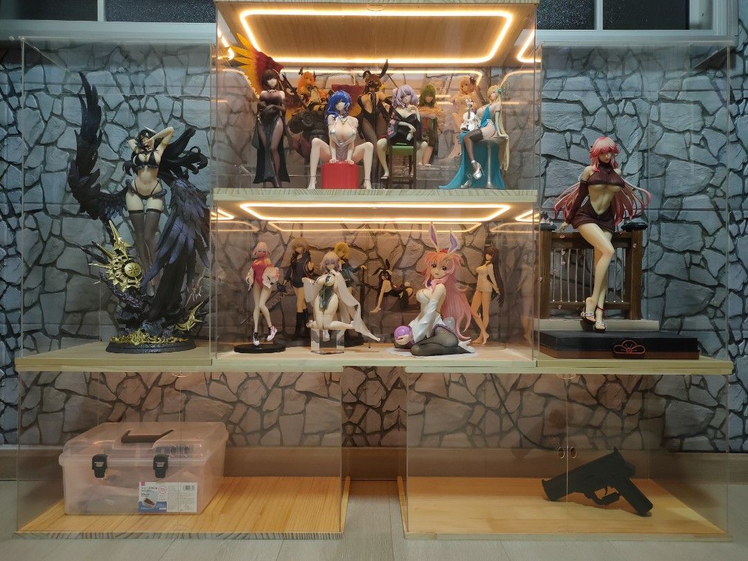 60cm x 30cm x 30cm Big Display Case Box with light control For ...