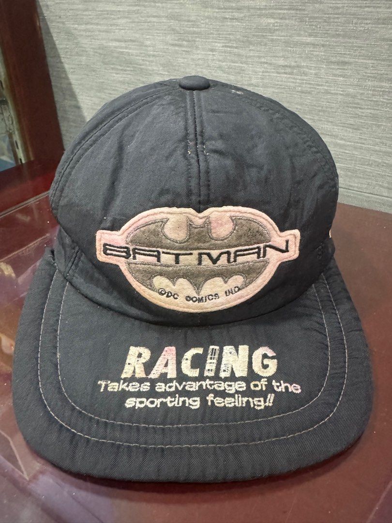 EndedEnded Batman Hat Cap Snap Back Gray Black Dark Knight High Dome ...