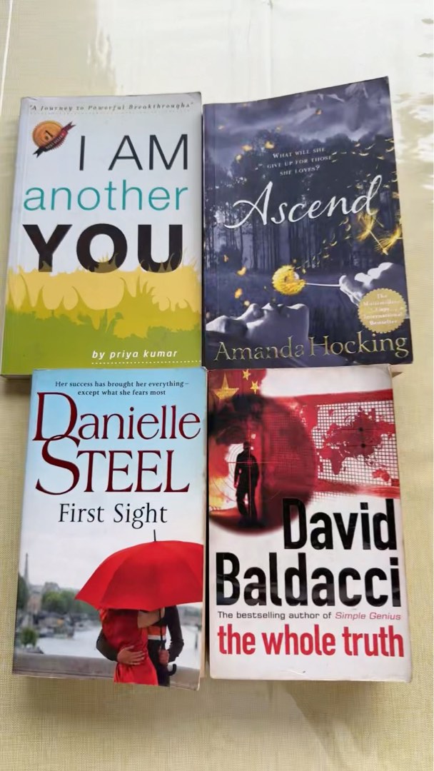 First Sight by Danielle, The whole truth by Davis Baldacci, Ascend by ...