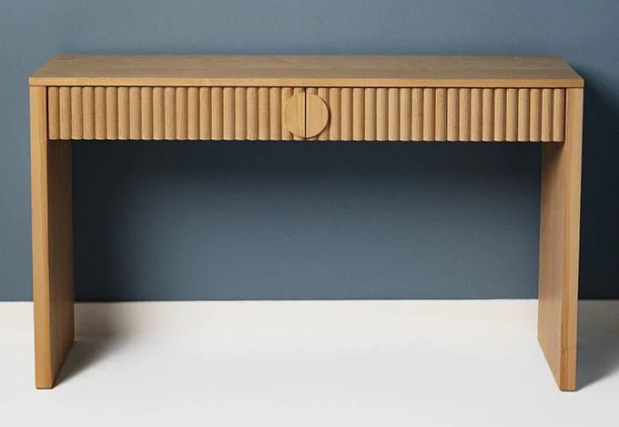 Fluted Console Table, Furniture & Home Living, Furniture, TV Consoles ...