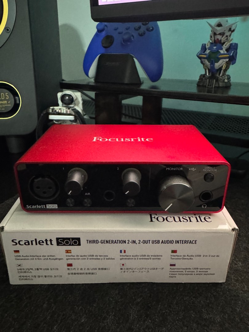 Focusrite Scarlett solo third generation, Audio, Soundbars, Speakers ...