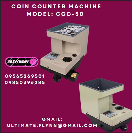 For sale Coin Counter Machine Model: GCC-50, Commercial & Industrial ...
