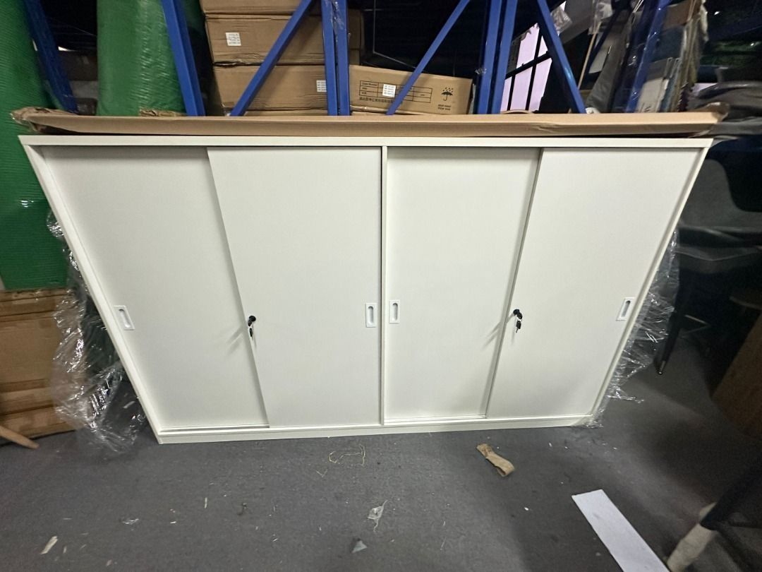 (Free deliver and assembly) HC 1000 Office cabinets - 4 doors (sliding ...