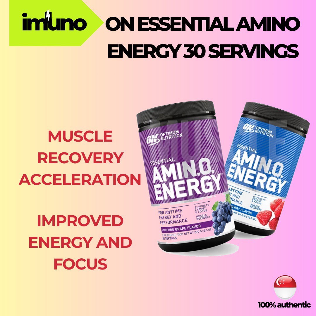 FREE DELIVERY Optimum Nutrition ON Amino Energy Pre workout + Amino ...