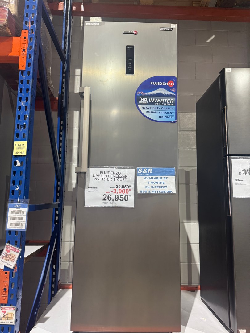 FUJIDENZO refrigerator fridge INVERTER 11CUFT like NEW, TV & Home ...