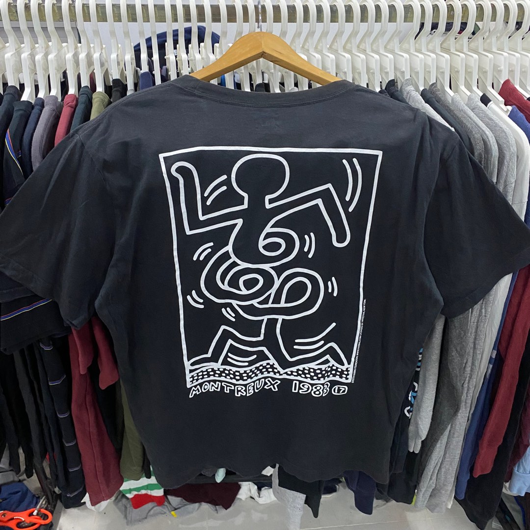 GAP x Keith Haring Montreux 1983, Men's Fashion, Tops & Sets, Tshirts ...