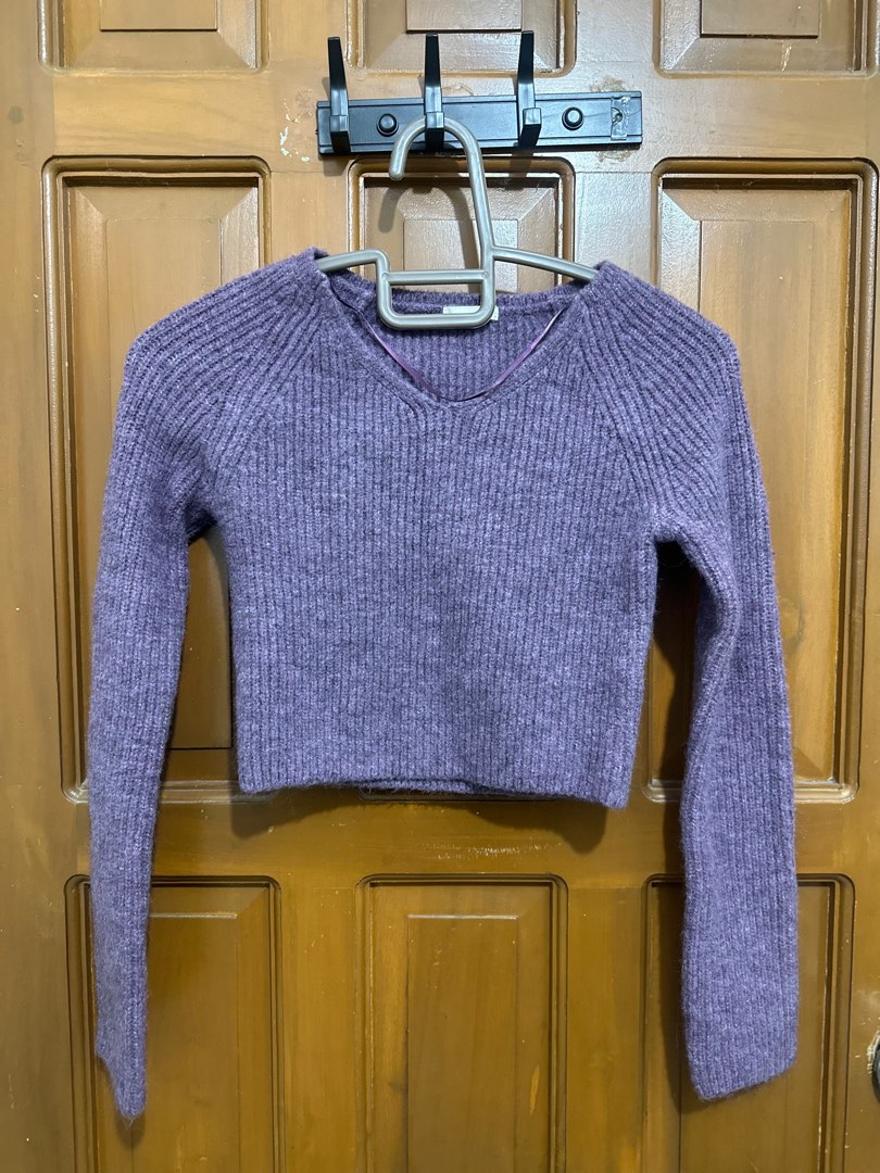 GU Purple Longsleeves, Women's Fashion, Tops, Longsleeves on Carousell