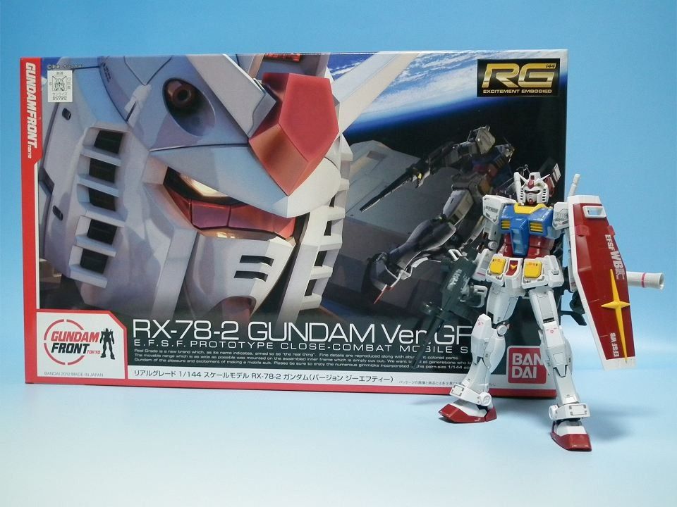 Gundam Front Tokyo Ver GFT RX-78-2 gundam RG Gunpla Real grade Model ...