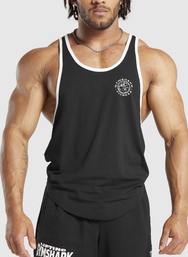 Gymshark legacy ringer stringer youngla Nike under armour, Men's ...
