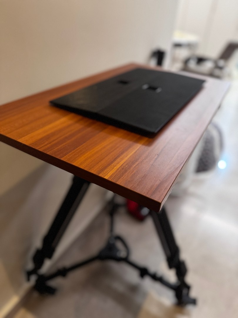 Height adjustable Tripod Desk Pro from Intension Design, Furniture ...