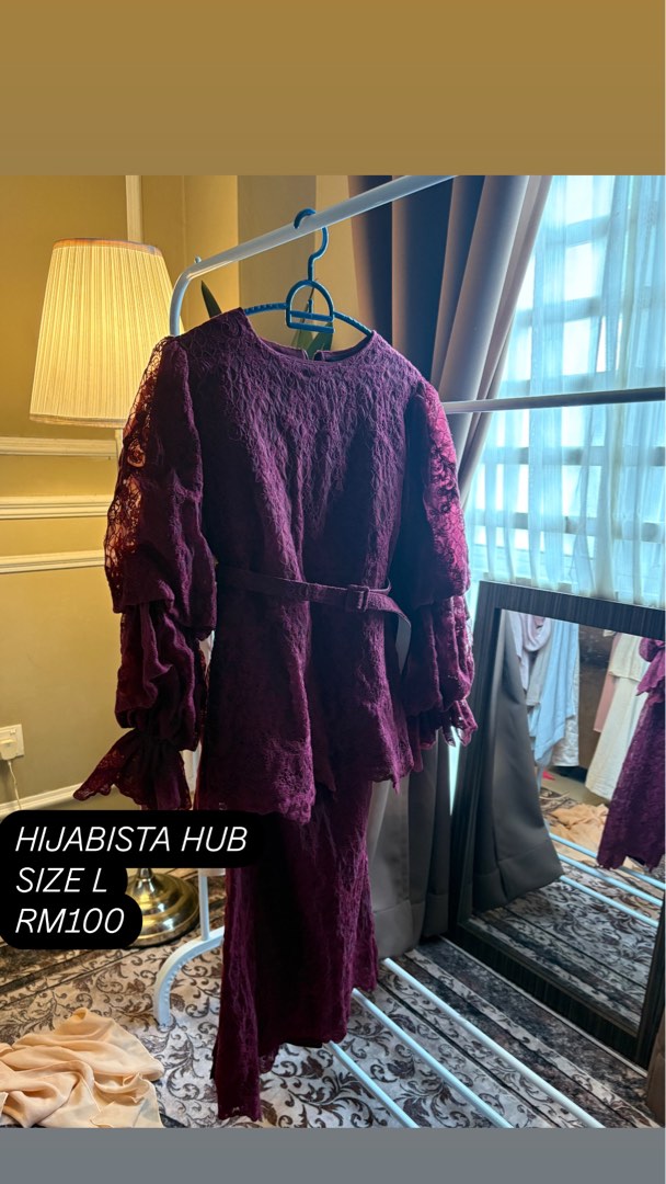 Hijabista hub, Women's Fashion, Muslimah Fashion, Baju Kurung & sets on ...