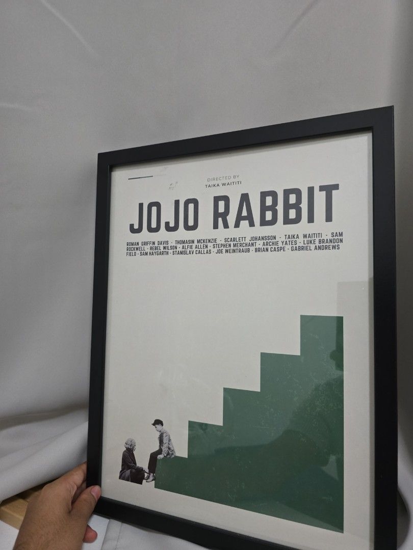 IKEA RIBBA with Jojo Rabbit poster, Furniture & Home Living, Home Decor ...
