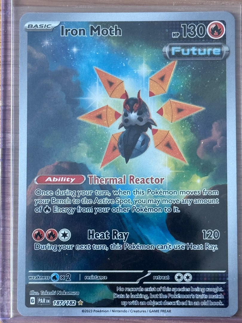 Iron Moth #187 IR [Paradox Rift] Pokemon card, Hobbies & Toys, Toys ...
