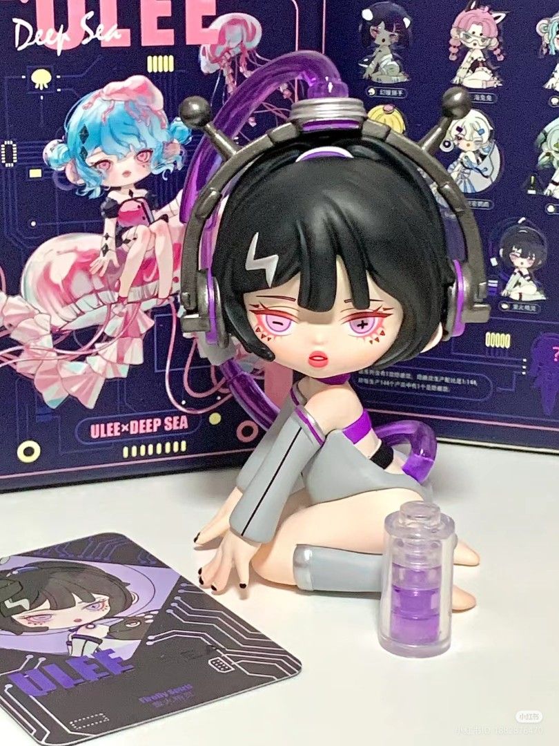 ULEE Japan Cybercore cute girl Cyber Punk Blindbox figure figurine ...