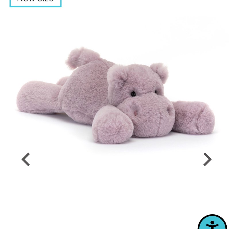Jellycat Smudge Hippo Medium, Hobbies & Toys, Toys & Games on Carousell