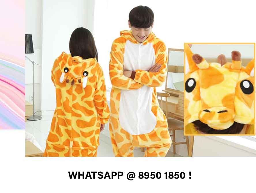 Kawaii Animal onesies Pajamas for adult Animal footed Pajamas hooded ...