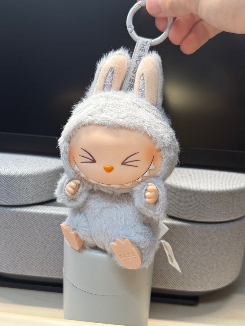 Labubu Have a Seat Grey Hehe, Hobbies & Toys, Toys & Games on Carousell