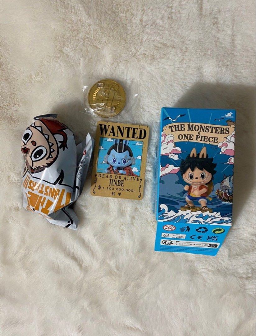 Labubu x One Piece - Jinbe, Hobbies & Toys, Toys & Games on Carousell