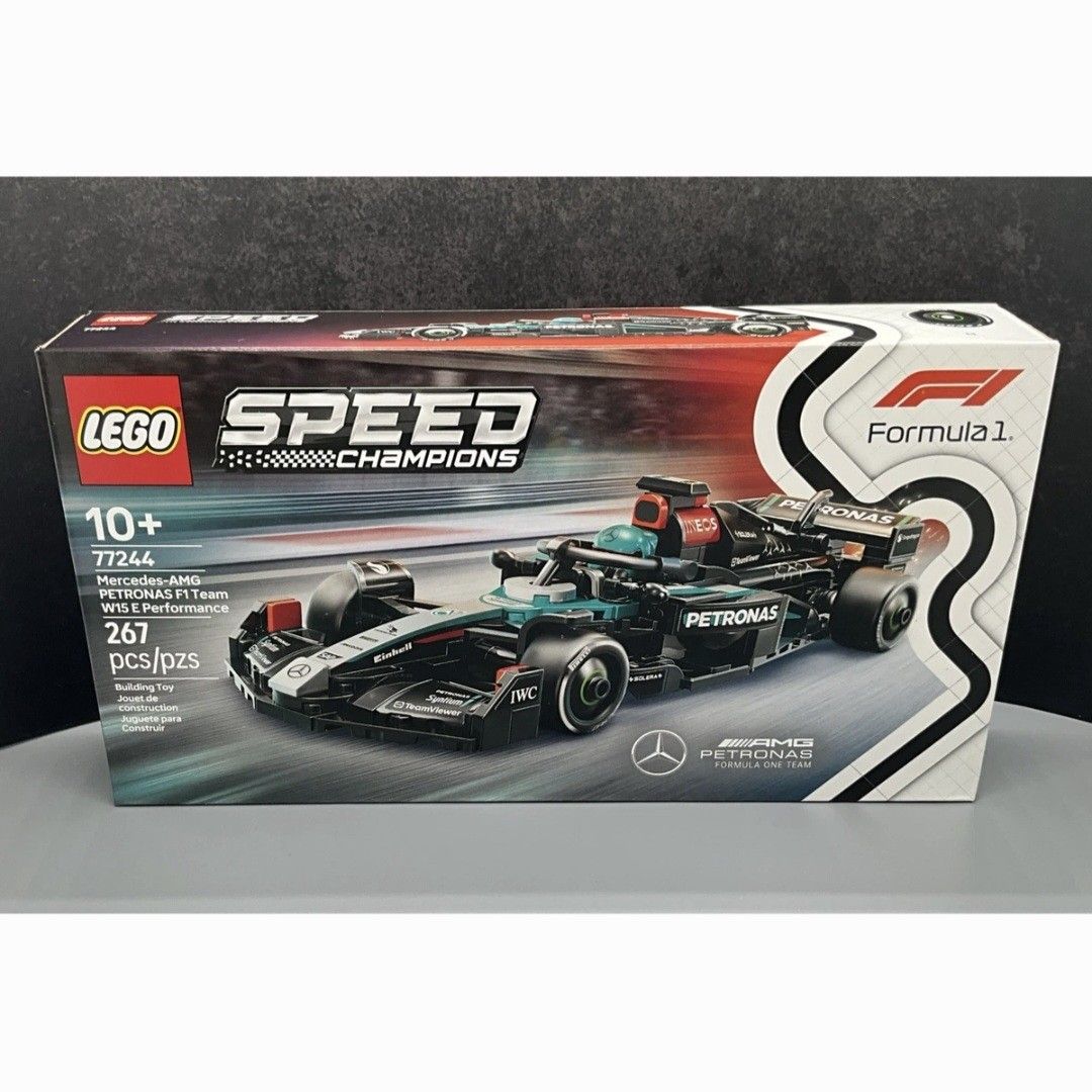 LEGO Speed Champions Mercedes-AMG Petronas F1 Team W15 E Performance Race Car 77244, Hobbies ...