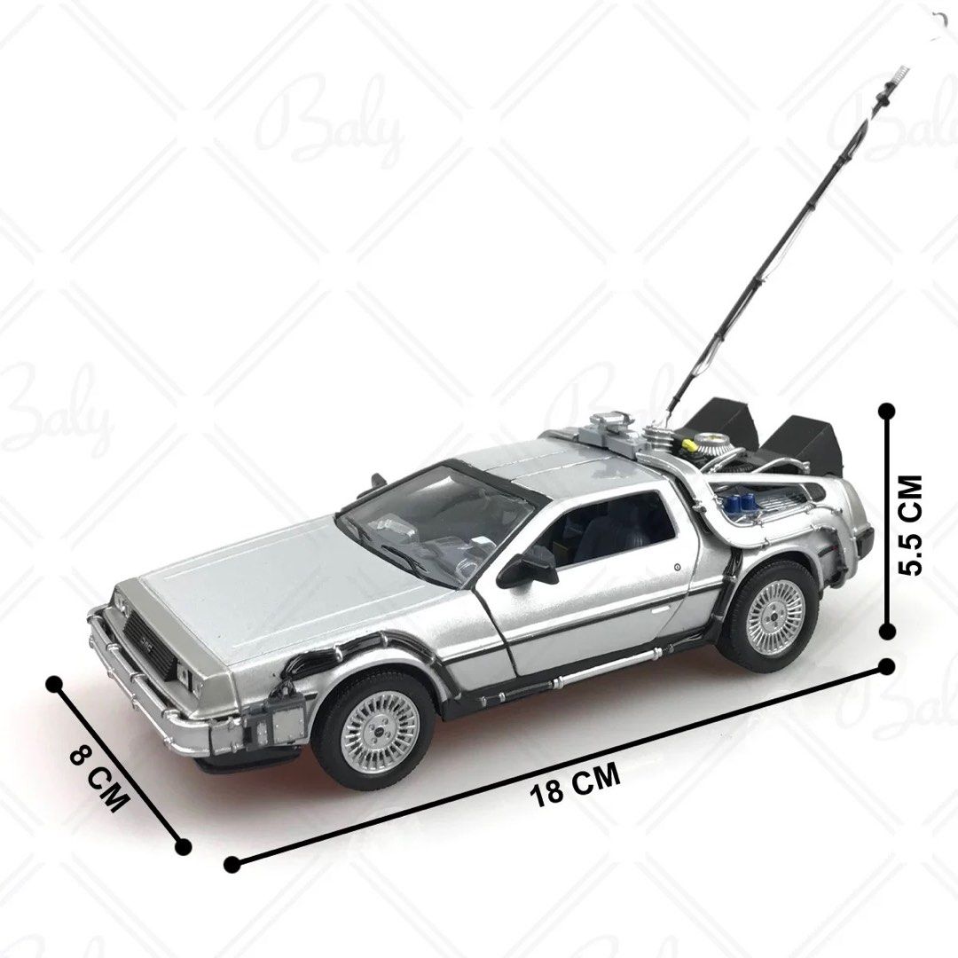 [Limited Edition ] Back to the Future 1 Car model DeLorean Time Machine ...