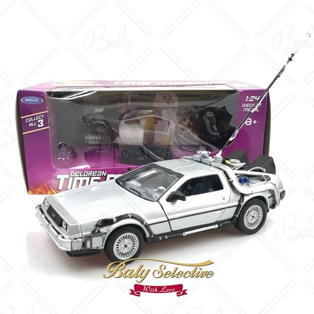 [Limited Edition ] Back to the Future 1 Car model DeLorean Time Machine ...