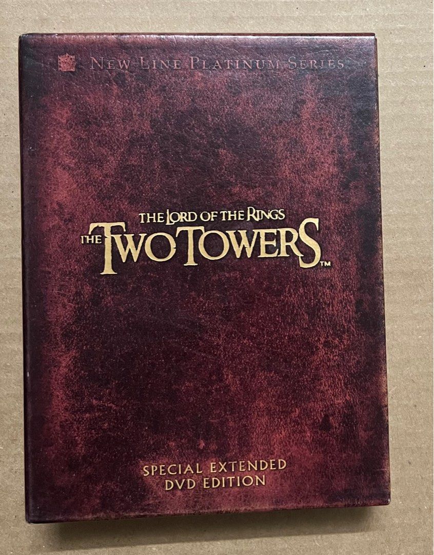 Lord of the rings two towers DVD not blu ray bd 4k cd lp, Hobbies ...