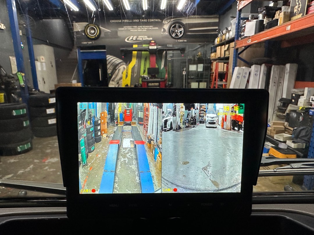 Lorry Front+back+reverse Dashcam, Car Accessories, Accessories on Carousell