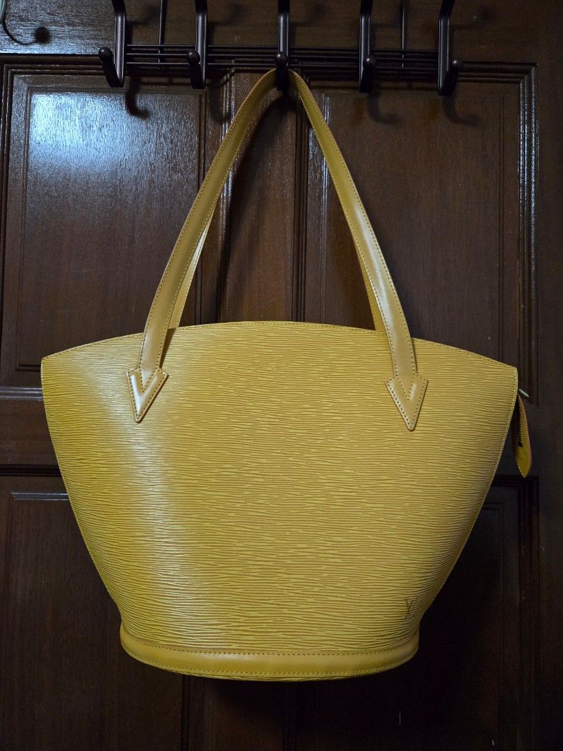 Louis Vuitton Yellow Epi Saint Jacques GM Vintage Bag, Luxury, Bags ...