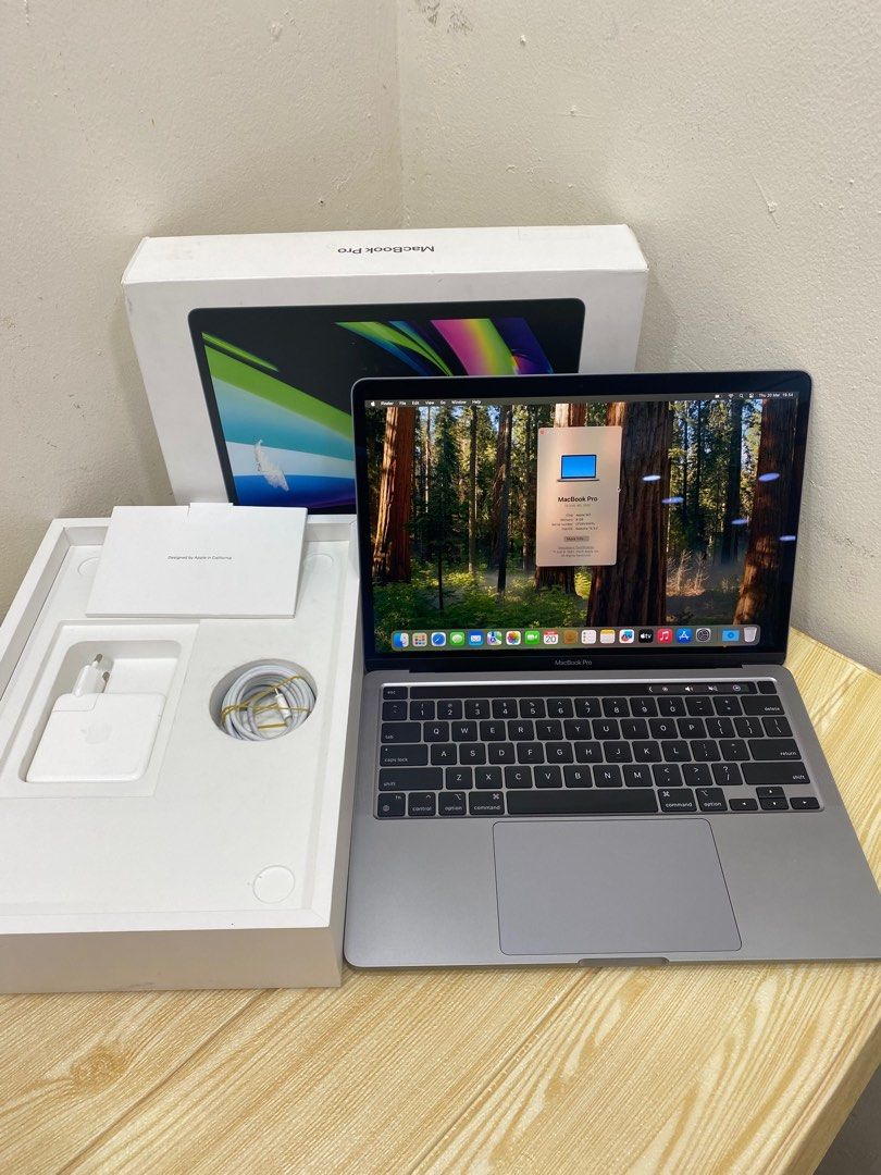 Macbook Pro M2 13 inch 2022 Ram 8GB Ssd 256GB Like New, Elektronik ...