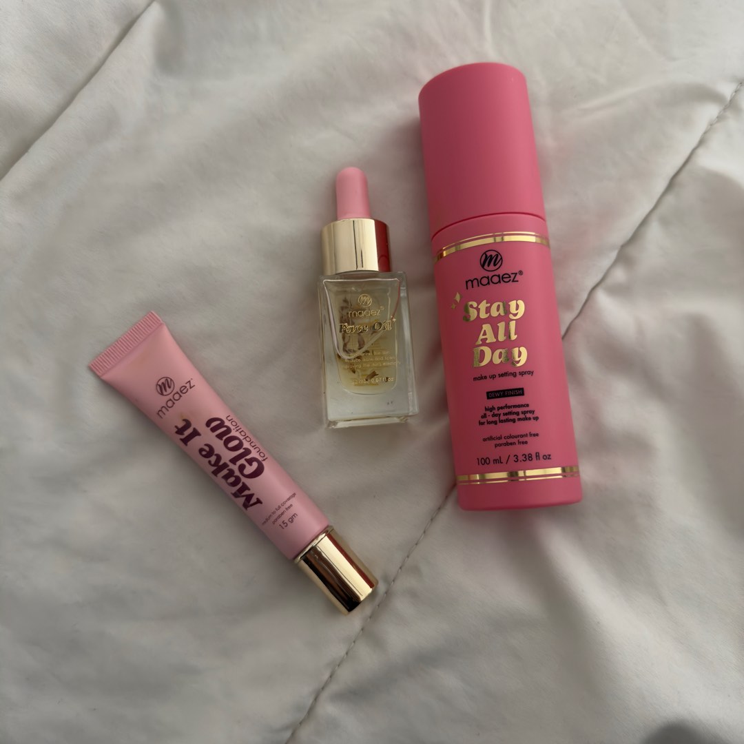 Maez foundation one set, Beauty & Personal Care, Face, Makeup on Carousell