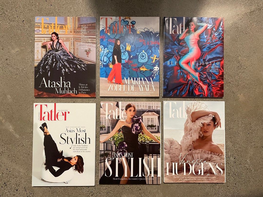 Magazine Lot (Tatler PH), Hobbies & Toys, Books & Magazines, Magazines ...