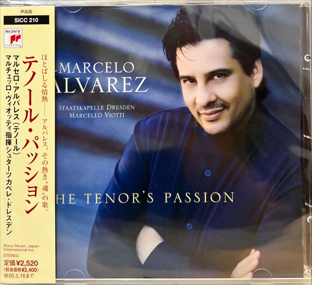 MARCELO ALVAREZ : THE TENOR'S PASSION, Hobbies & Toys, Music & Media ...