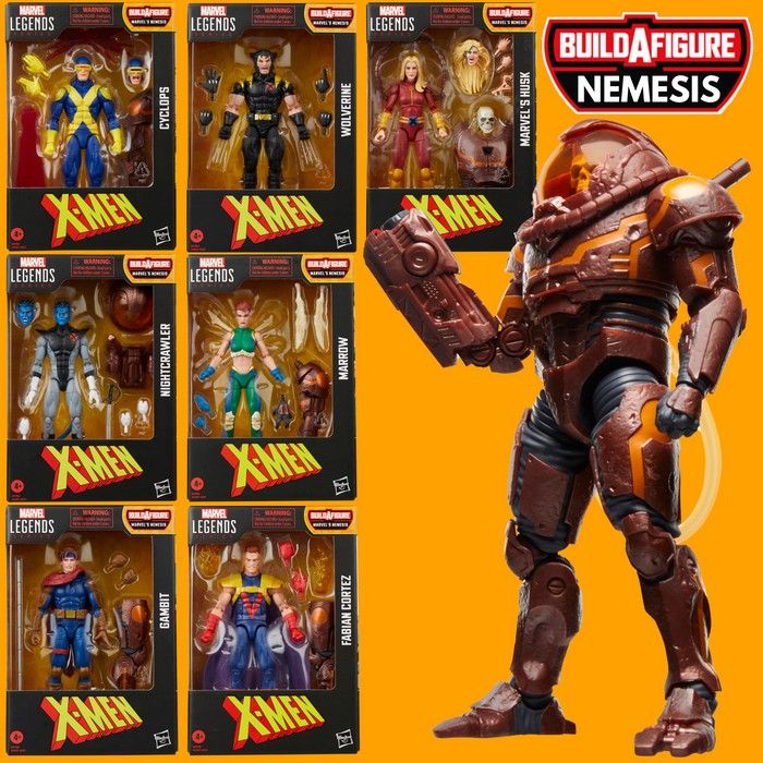 Marvel Legends Series X-Men Nemesis Build-A-Figure Wave COMPLETE SET OF ...