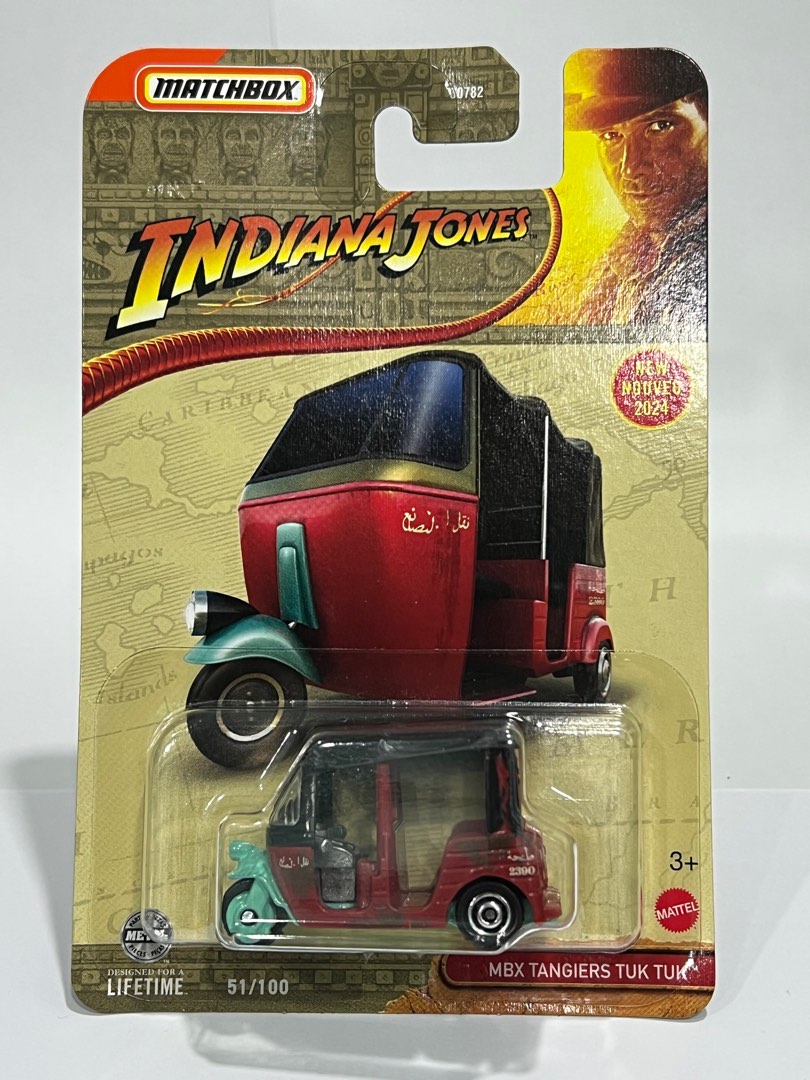 Matchbox Indiana Jones TukTuk, Hobbies & Toys, Toys & Games on Carousell