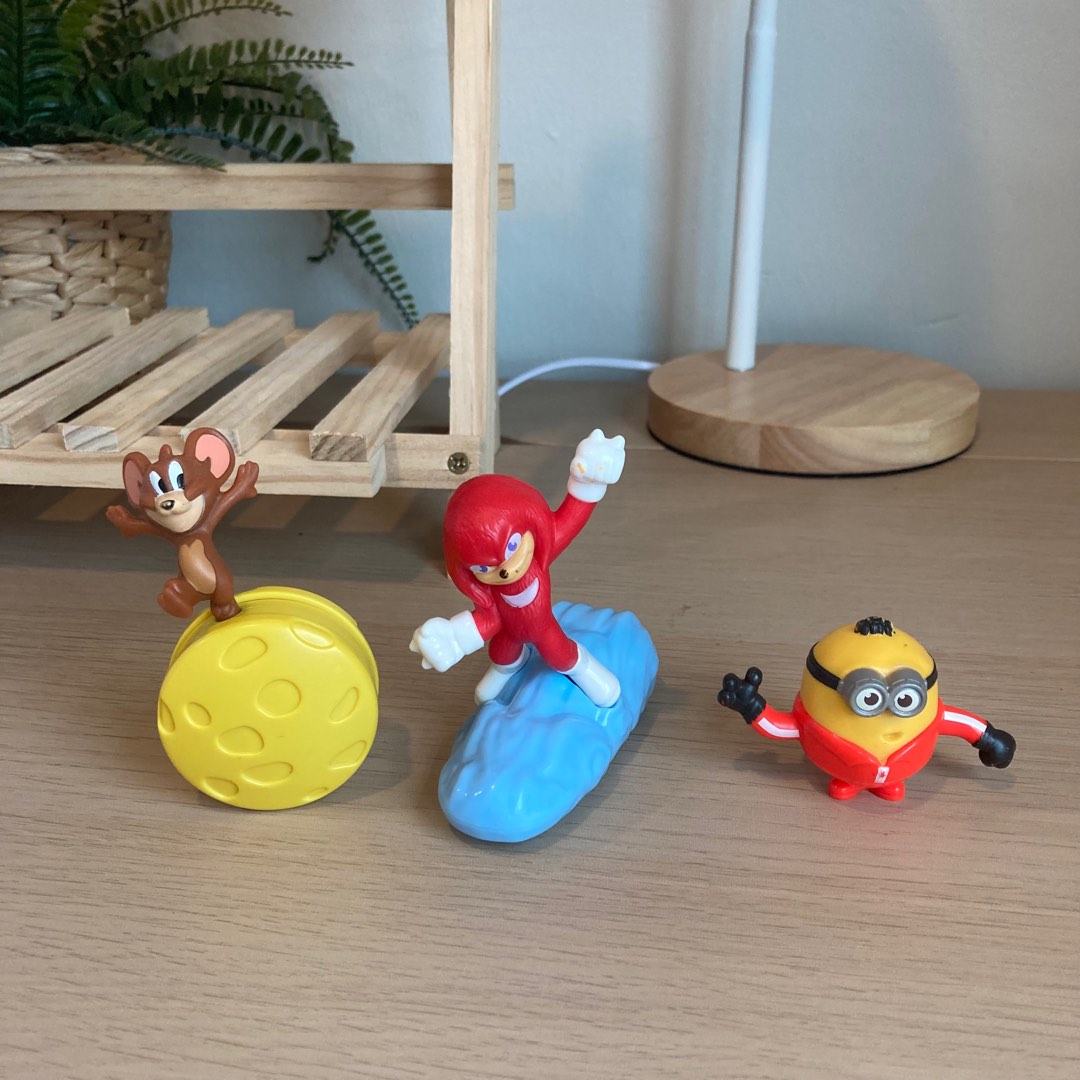 Mcdonalds happy meal tom jerry sonic minions, Hobbies & Toys, Toys ...