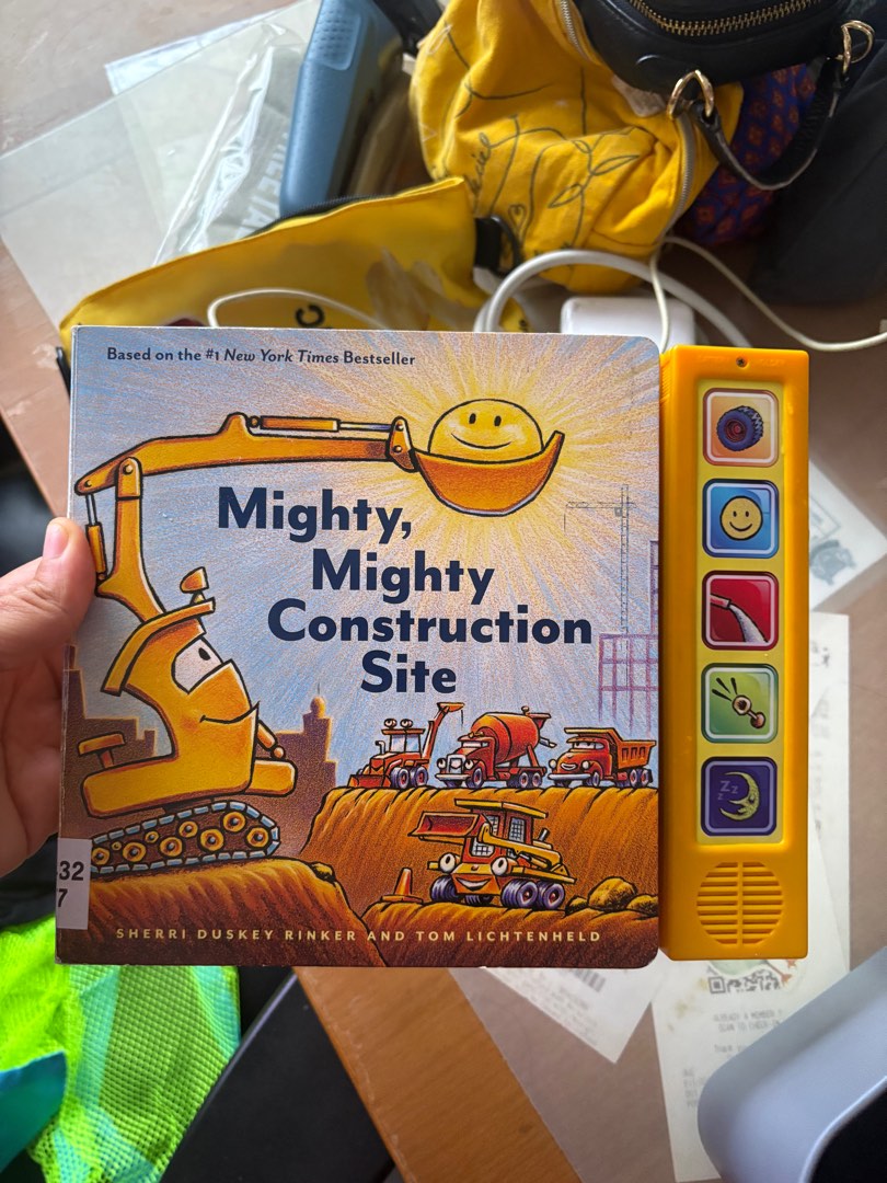 Mighty mighty construction site sound board book, Hobbies & Toys, Books ...