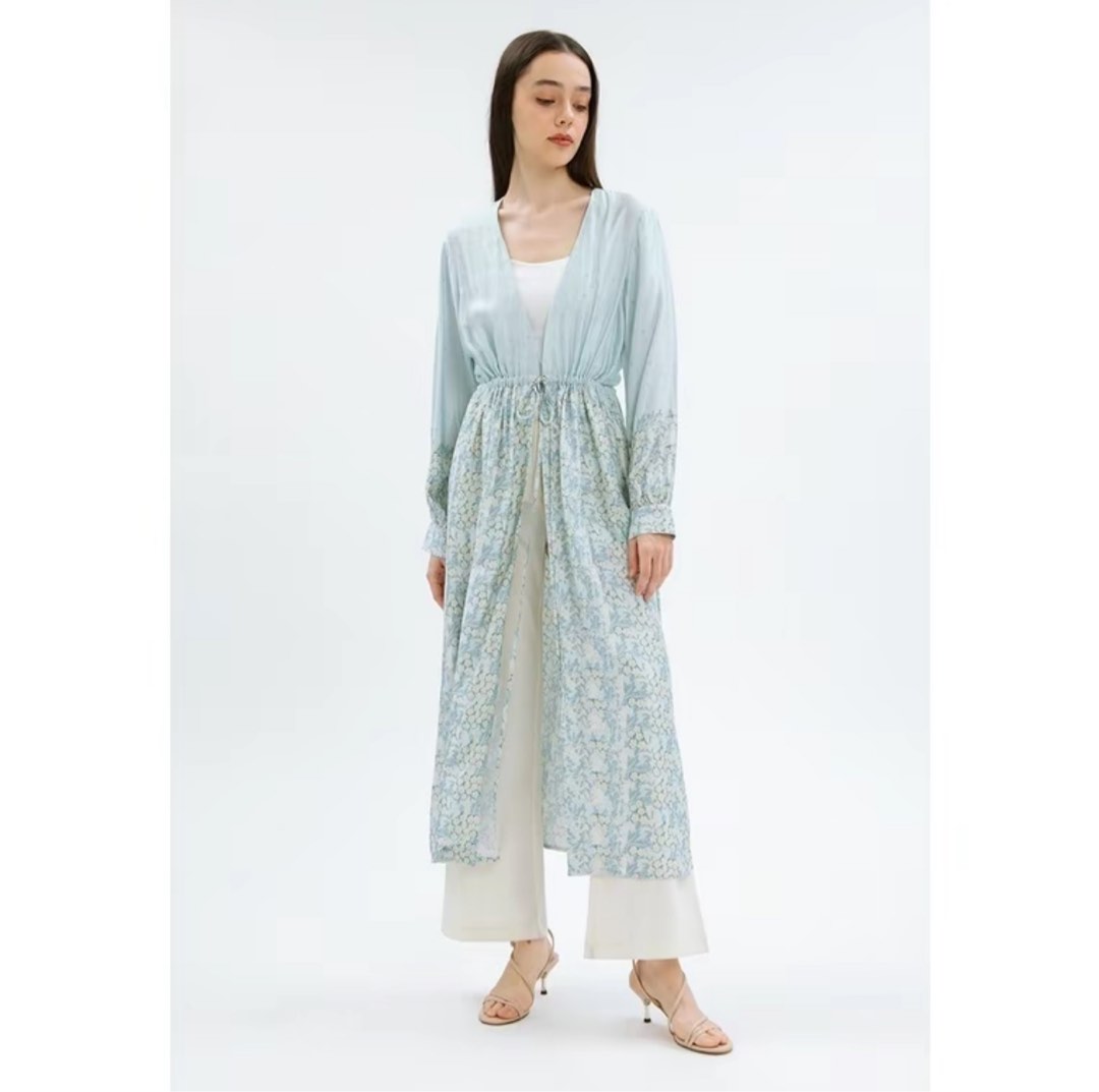 MINIMAL Outer dress soft blue Raya Collection / Baju lebaran / Hari ...