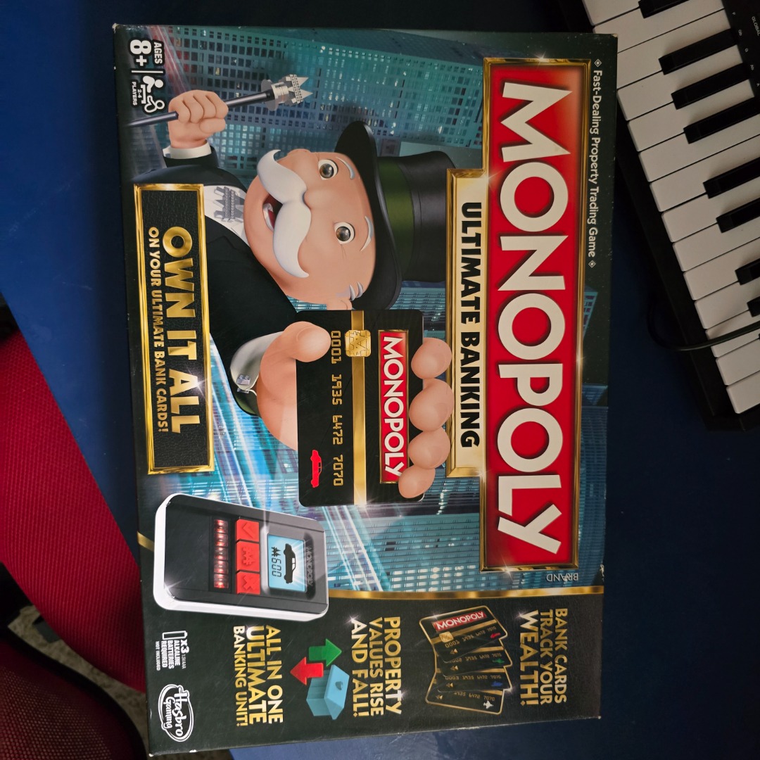 Monopoly with credit cards, Hobbies & Toys, Toys & Games on Carousell