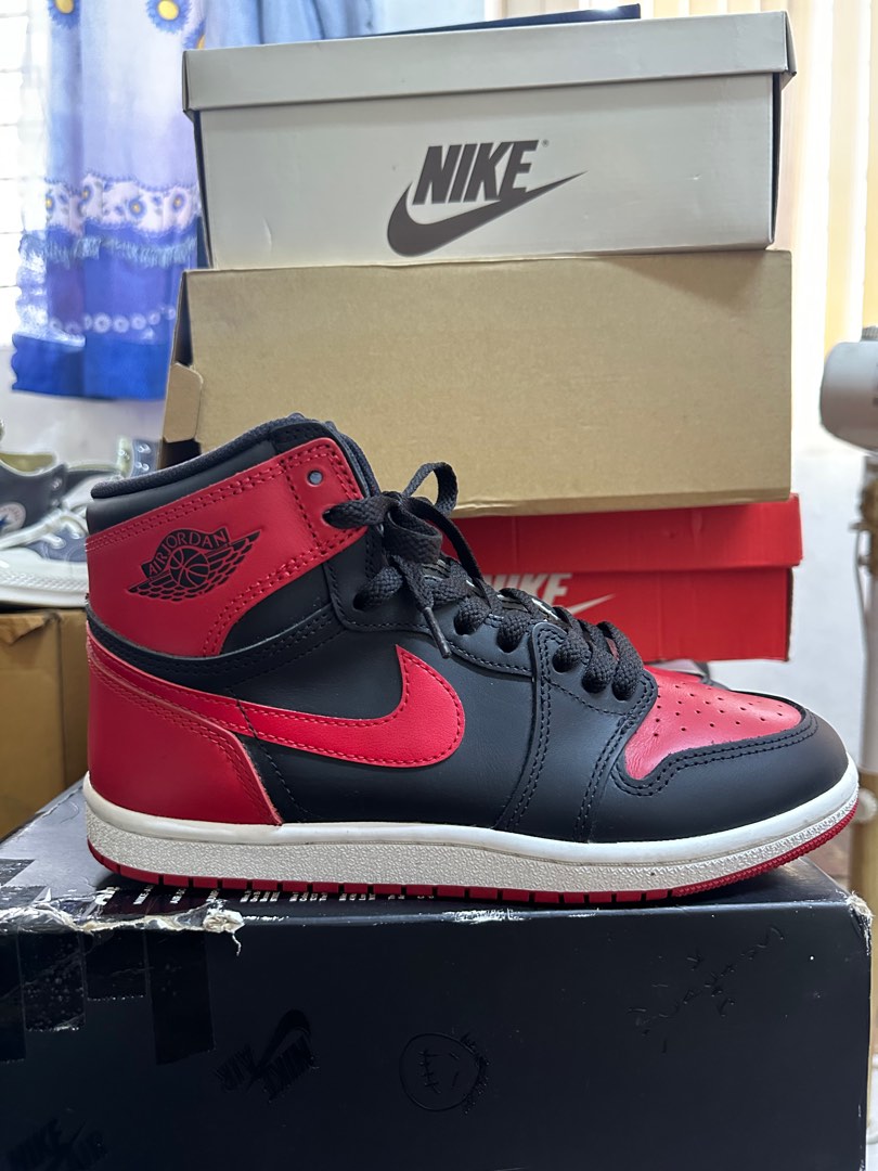 Nike air jordan 1 high banned 85 breds 2025, Men's Fashion, Footwear ...