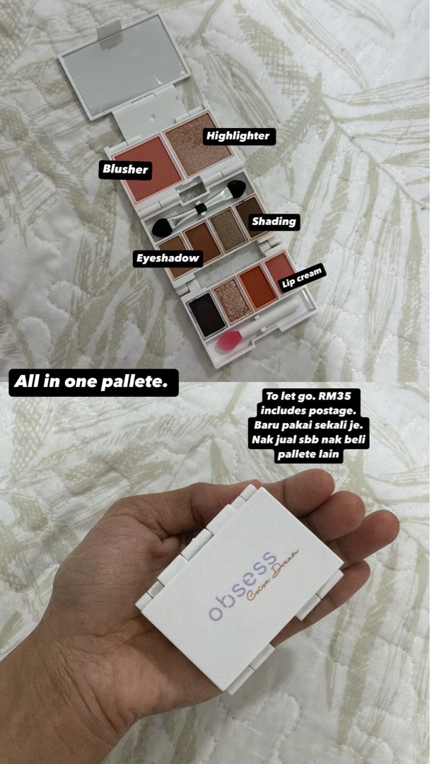 Obsess all in one pallete- cocoa dream, Beauty & Personal Care, Face ...