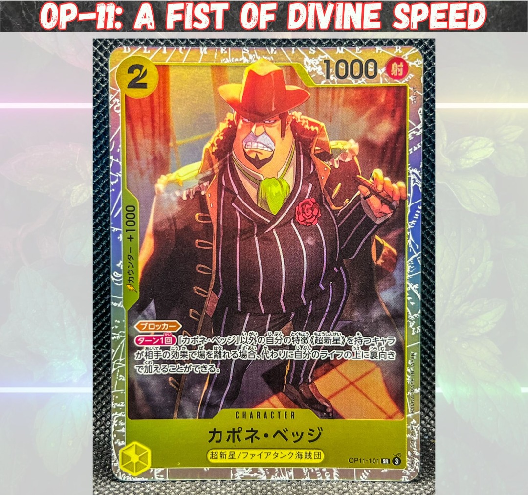 One Piece OP-11: A Fist of Divine Speed - Capone"Gang"Bege (SR ...