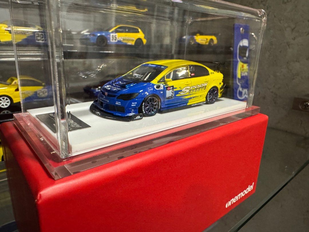 ONEMODEL 1:64 Honda Civic Type R FD2 Spoon Sports Race Spec, Hobbies ...