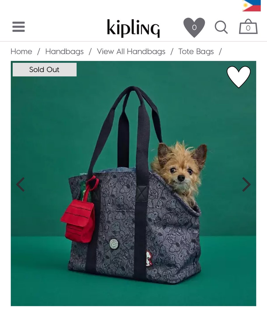 Original Kipling ART M Pet Bag, Pet Supplies, Homes & Other Pet Accessories on Carousell