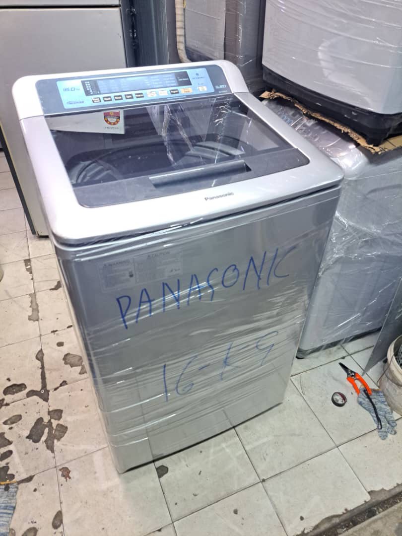 Panasonic 16kg full autocratic washing machine good condition one month warntey ada, TV & Home ...