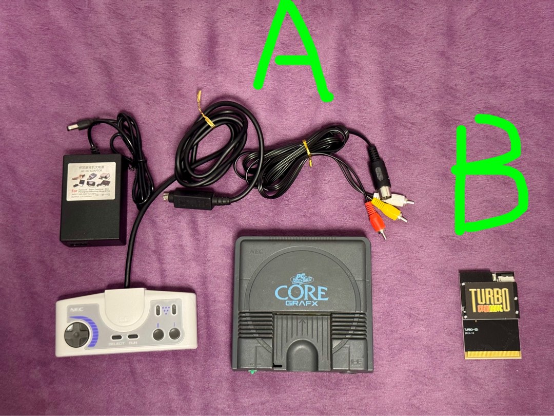 （清位）PC Engine core grafx PCE & Turbo Card, 電子遊戲, 電子遊戲機, 其他 - Carousell
