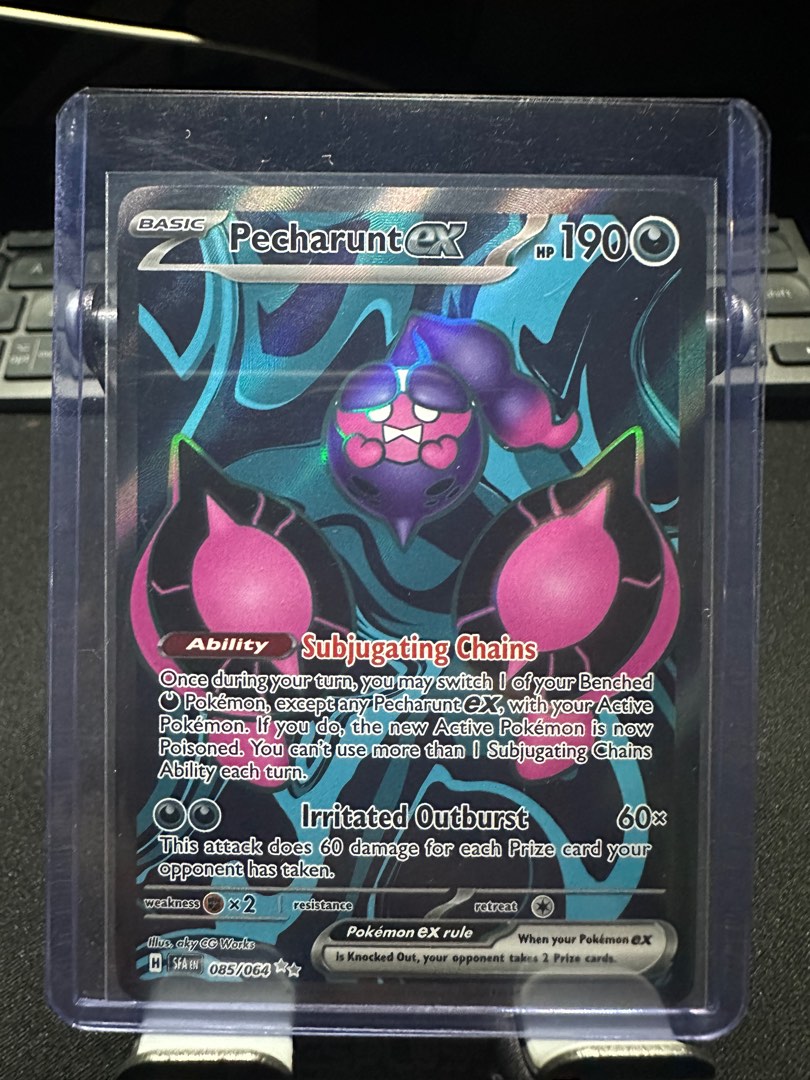 Pecharunt Ex Pokemon Shrouded Fable Full Art Rare, Hobbies & Toys, Toys ...