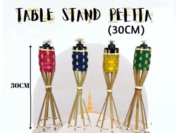 Pelita Hari Raya, Ramadan Festival Buluh Raya / Table Stand Pelita 30cm ...