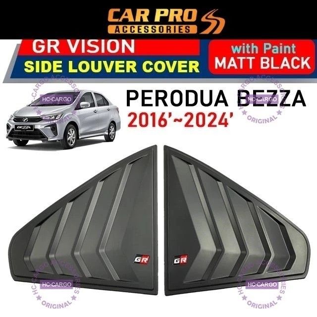PERODUA BEZZA SIDE LOUVER COVER, Auto Accessories on Carousell