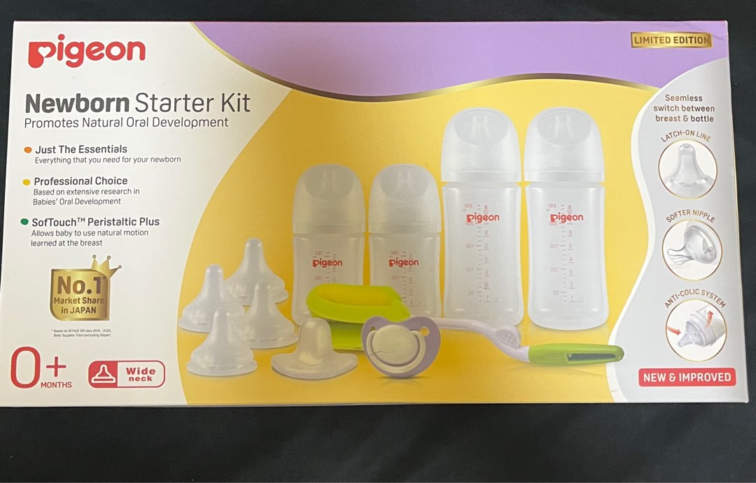 Pigeon New Born starter kit v2 with additional Pigeon Official- New and ...