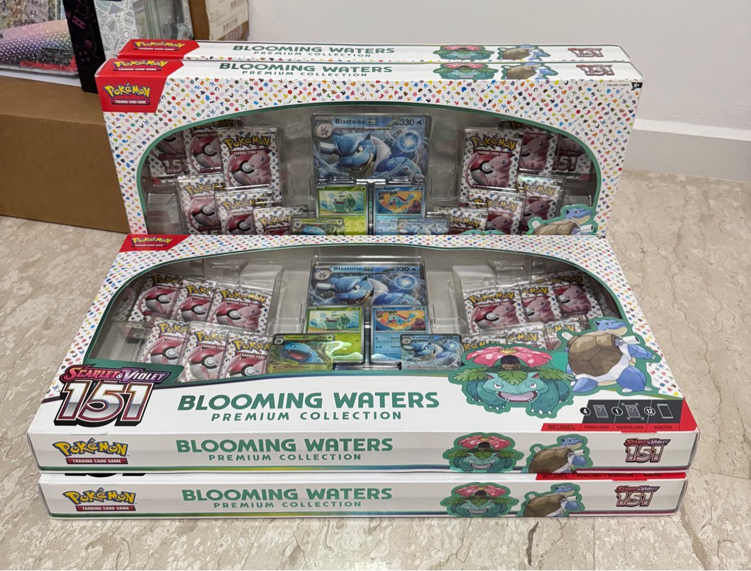 Pokemon 151 Blooming Waters Premium Collection Box, Hobbies & Toys ...